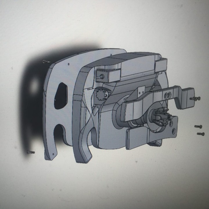3D Printable Ferrari SF-70H F1 Steering wheel Prop by Daan Schuurmans