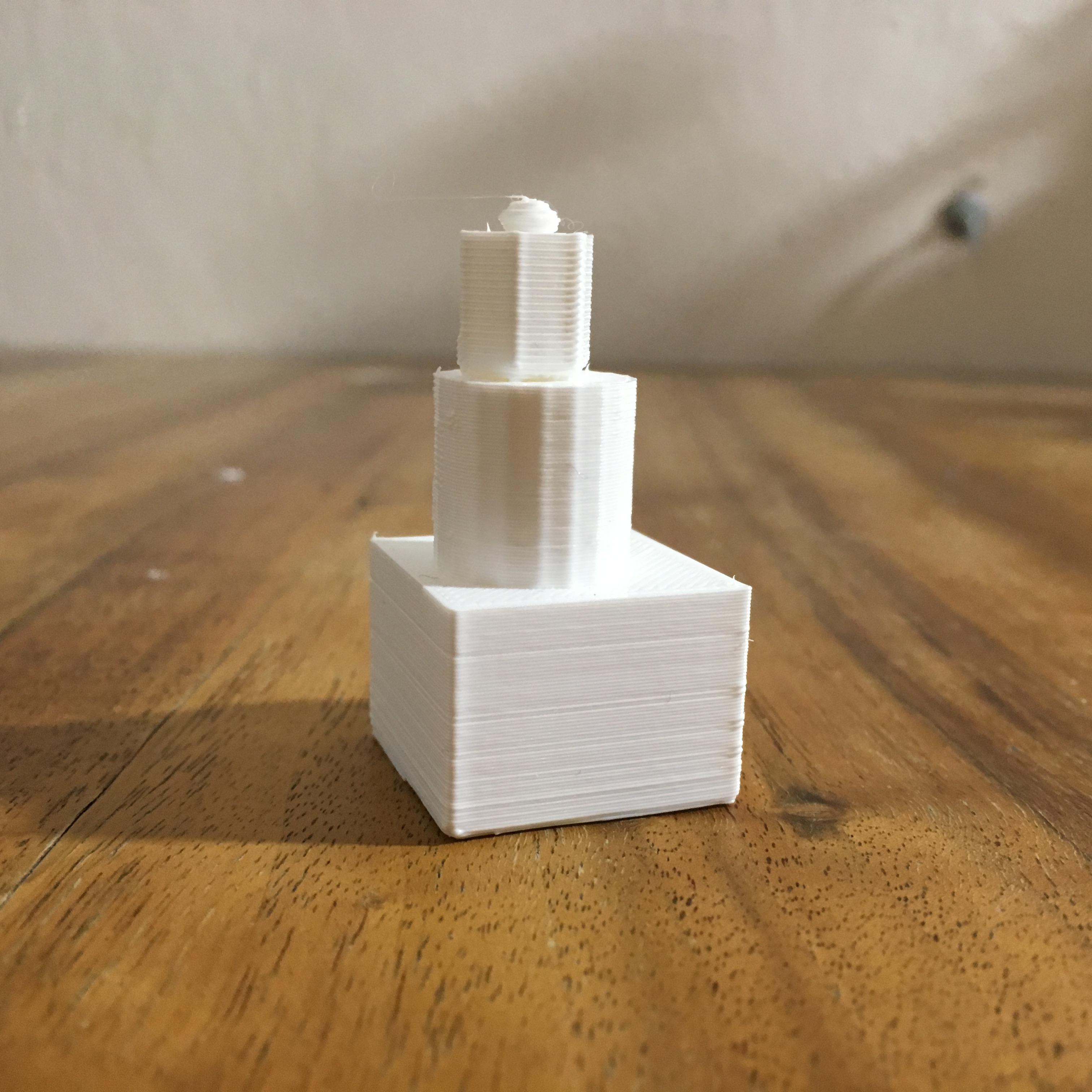 3D Printable tall tower of shapes by Luke Runyan