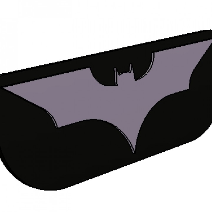 3D Printable Batman sign by Sarah Melli