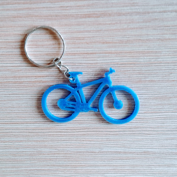 3D Printable Bike keychain by Pawel Szczeszek