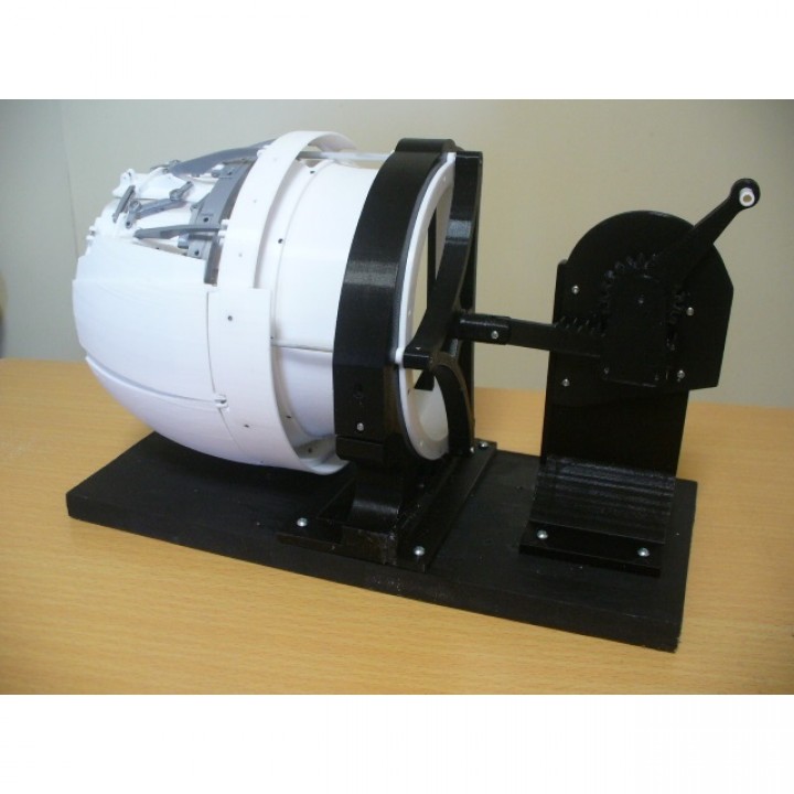 3D Printable Variable Nozzle for Jet Engine, Roller & Cam Type by Motoo ...