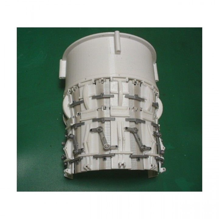 3D Printable Variable Nozzle for Jet Engine, Roller & Cam Type by Motoo ...