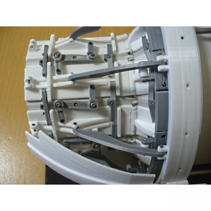 3D Printable Variable Nozzle for Jet Engine, Roller & Cam Type by Motoo ...