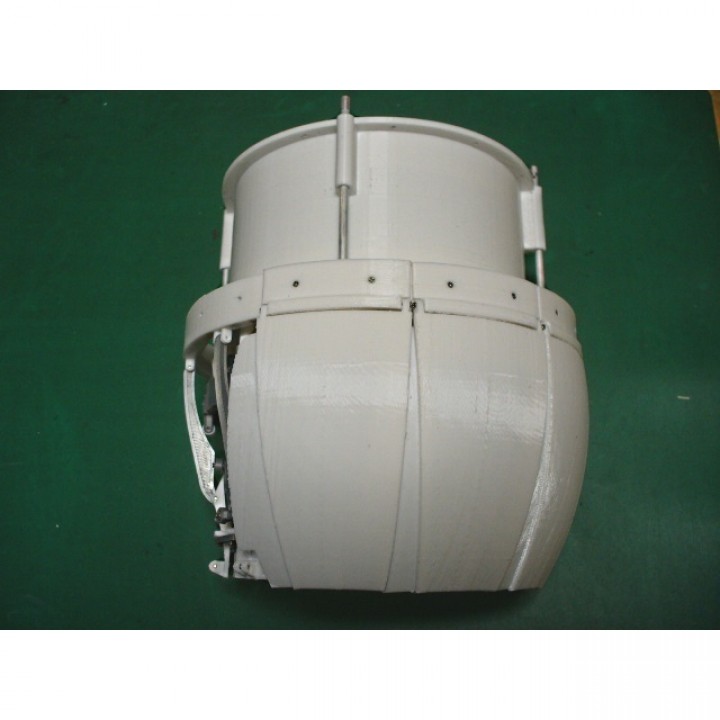 3D Printable Variable Nozzle for Jet Engine, Roller & Cam Type by Motoo ...