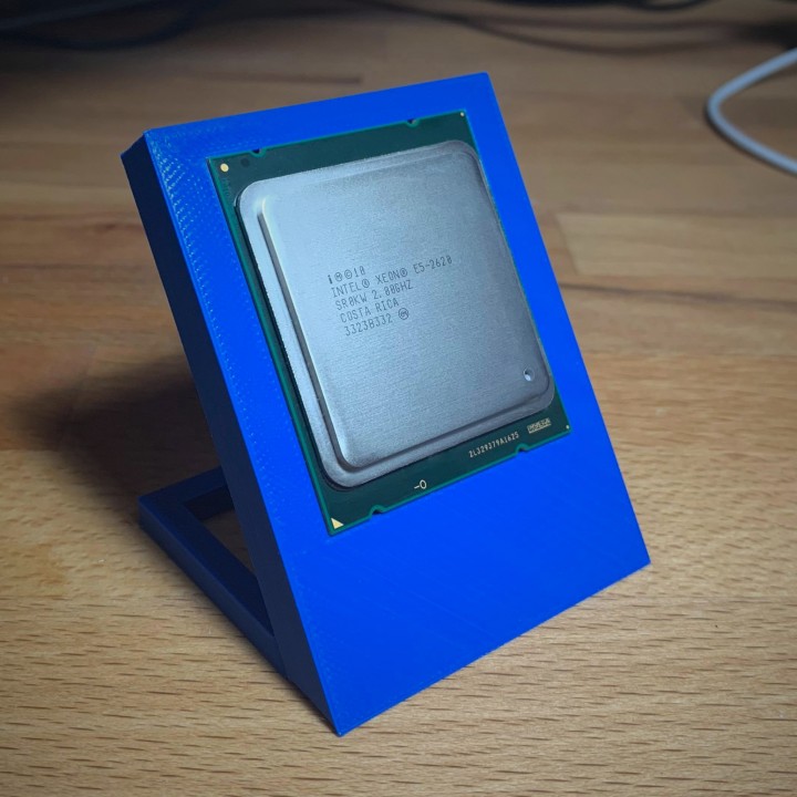 3D Printable Intel Xeon Display Stand by San Toriu