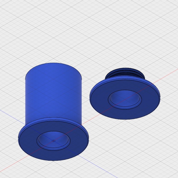 3D Printable Filament Bushing by GunGeek