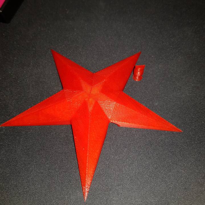 3D Printable Christmas tree star by Toni Nadal