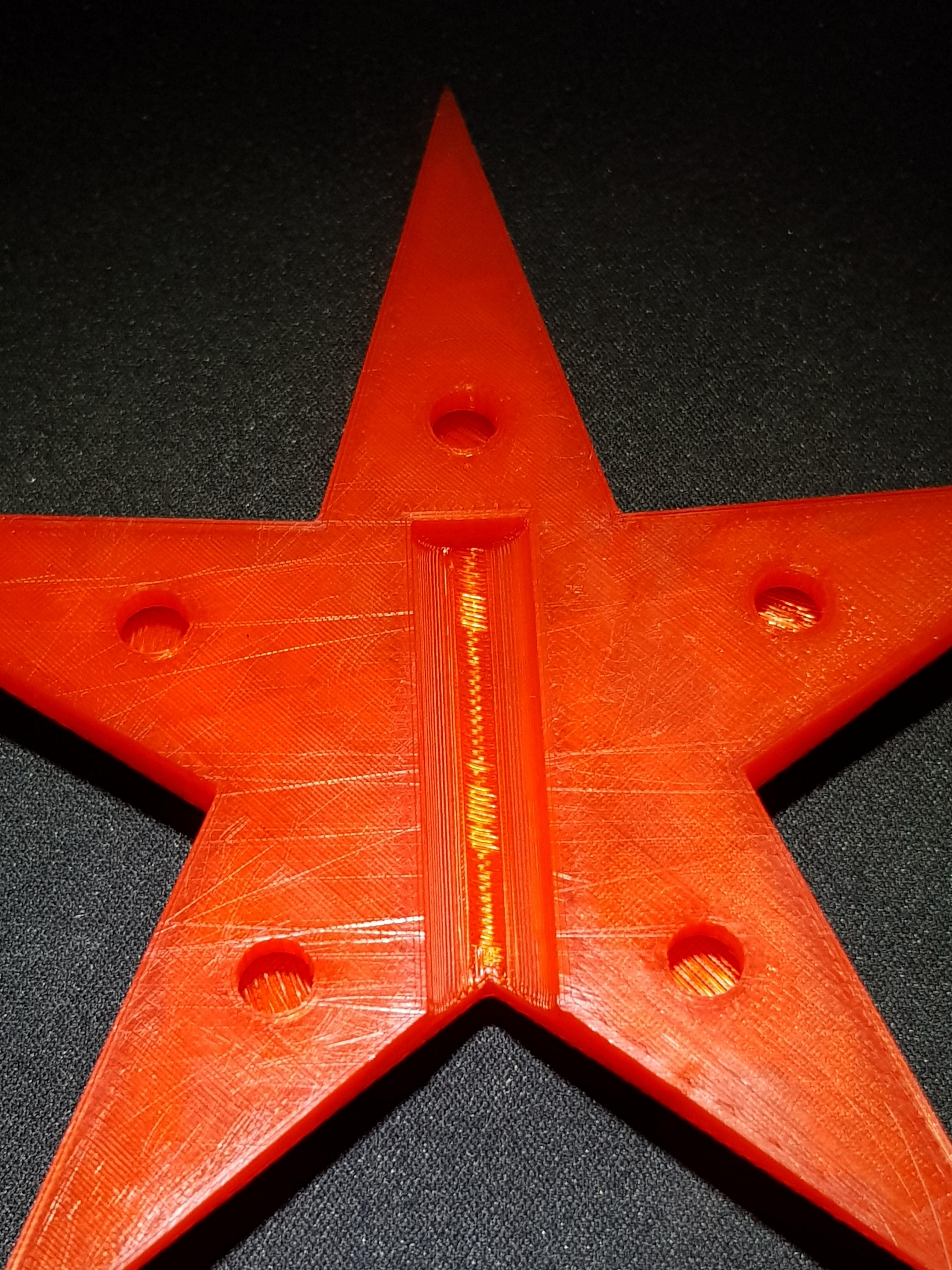 3D Printable Christmas tree star by Toni Nadal