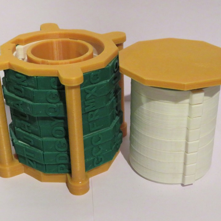 3D Printable Cryptex by EL3D