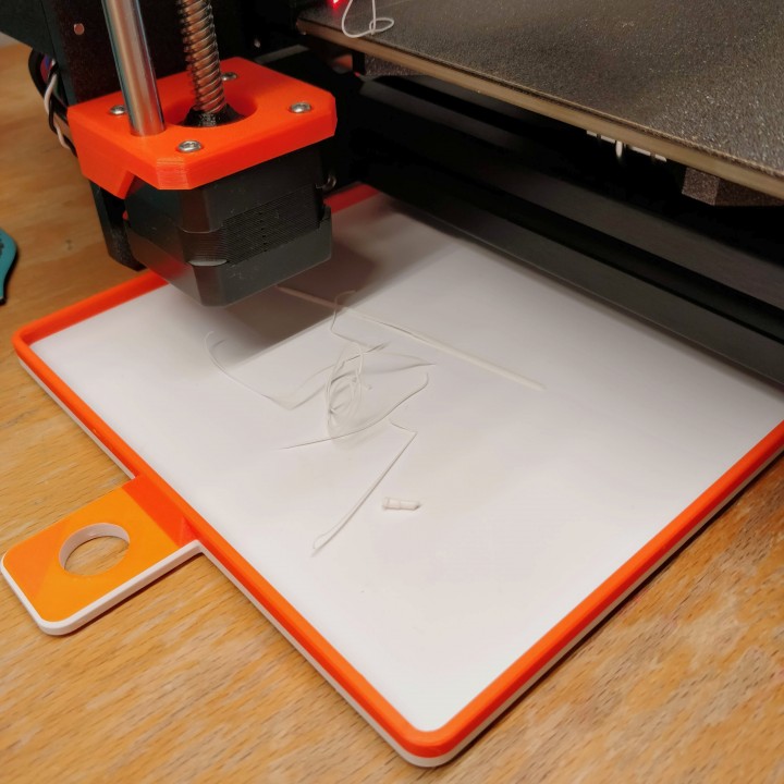 3D Printable Scrap plate for Prusa i3 Mk3 by Zoltan Fekete