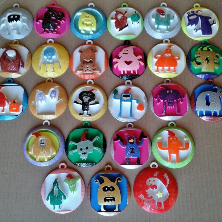 3D Printable MONSTROUS CHRISTMAS DECORATION Nº4 by JOSE LUIS