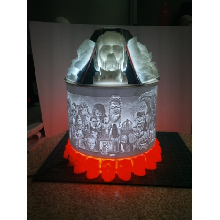 3D Printable Halloween Horror Movie Lithophane by Mike Vol