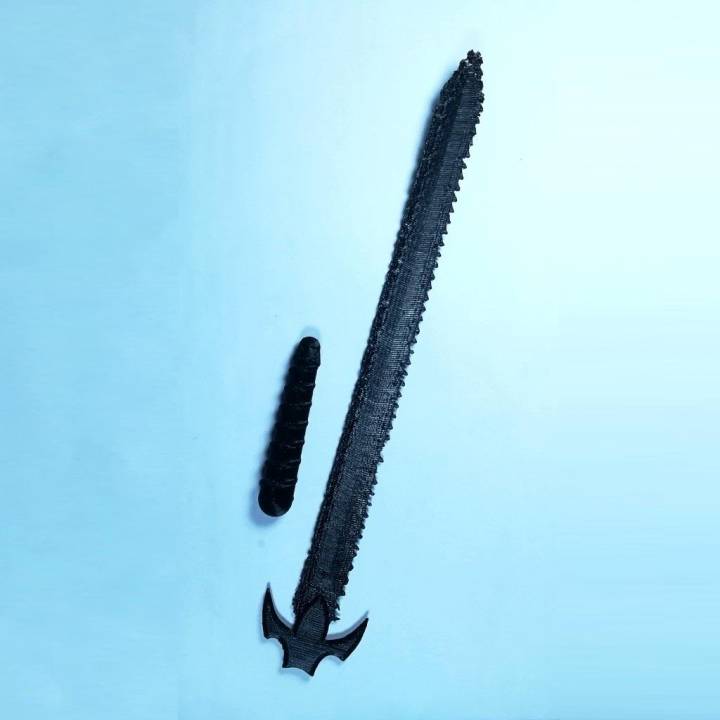 3D Printable Dragon Ball Janemba Sword by Maik Sommer