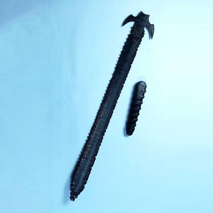 3D Printable Dragon Ball Janemba Sword by Maik Sommer