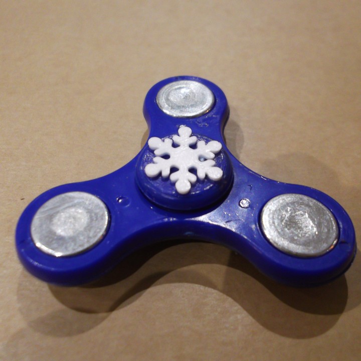 3D Printable XMAS FIDGET SPINNER by TED3D