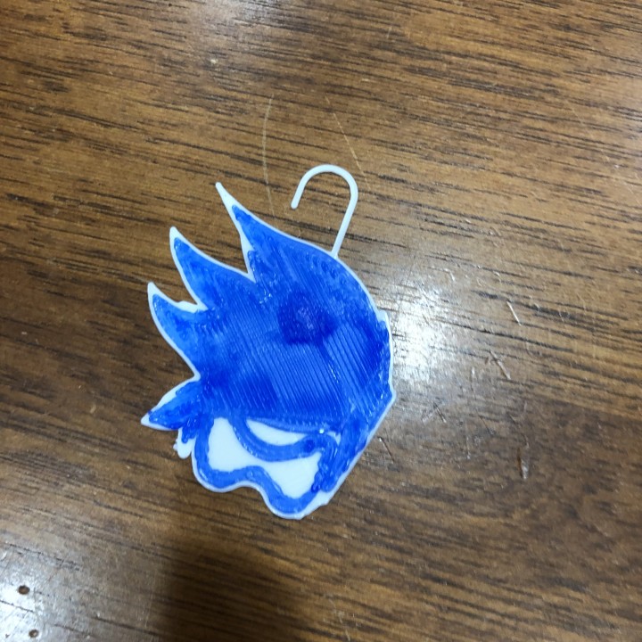 3D Printable Tracer Character Icon Ornament by Nicholas Dienstbier