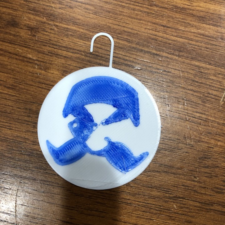 3D Printable Torbjorn Character Icon Ornament by Nicholas Dienstbier