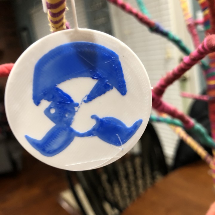 3D Printable Torbjorn Character Icon Ornament by Nicholas Dienstbier