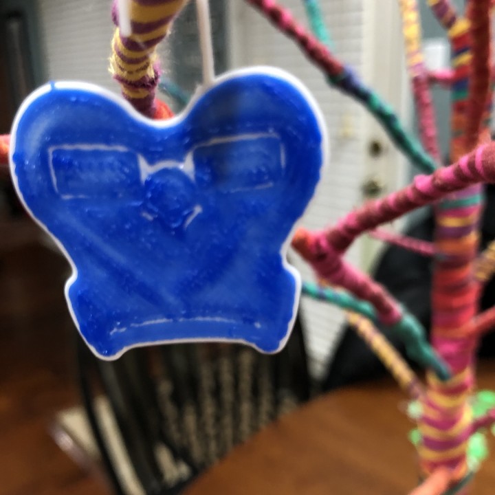 3D Printable Winston Character Icon Ornament by Nicholas Dienstbier