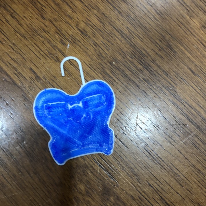 3D Printable Winston Character Icon Ornament by Nicholas Dienstbier