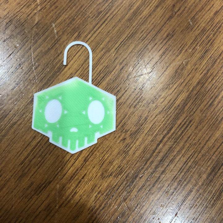 3D Printable Sombra Ult Icon Ornament by Nicholas Dienstbier