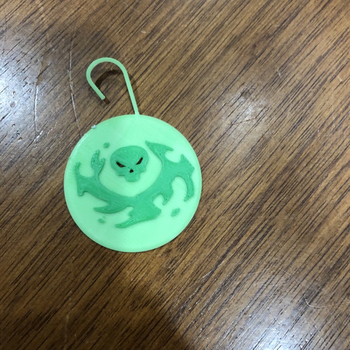 3D Printable Reaper Ult Icon Ornament by Nicholas Dienstbier