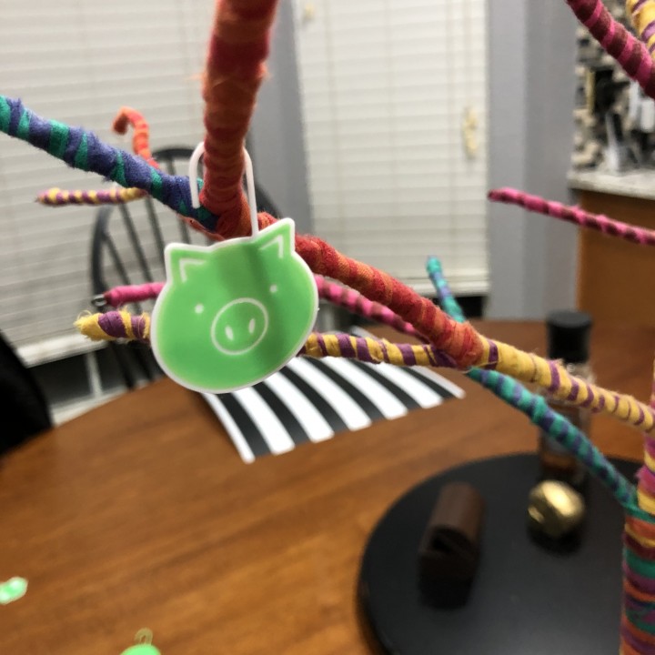 3D Printable Roadhog Ult Icon Ornament by Nicholas Dienstbier