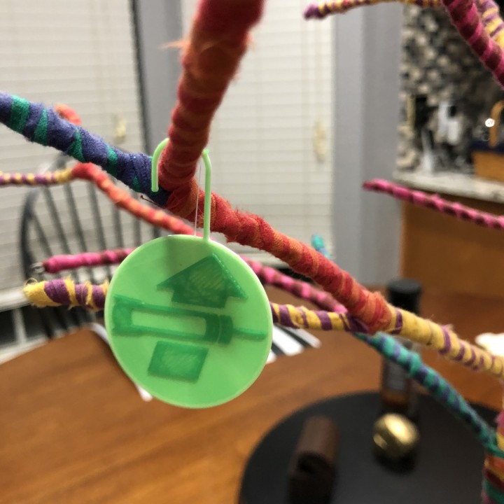 3D Printable Ana Ult Icon Ornament by Nicholas Dienstbier