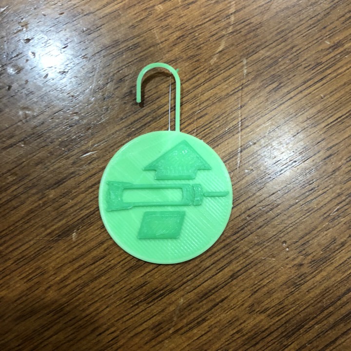 3D Printable Ana Ult Icon Ornament by Nicholas Dienstbier
