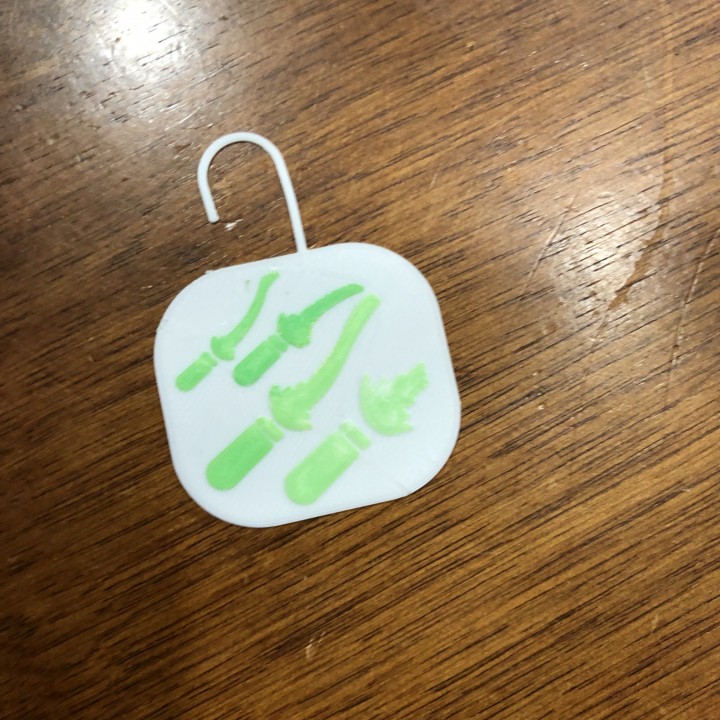 3D Printable Pharah Ult Icon Ornament by Nicholas Dienstbier