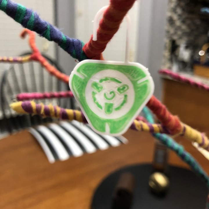 3D Printable Tracer Ult Icon Ornament by Nicholas Dienstbier