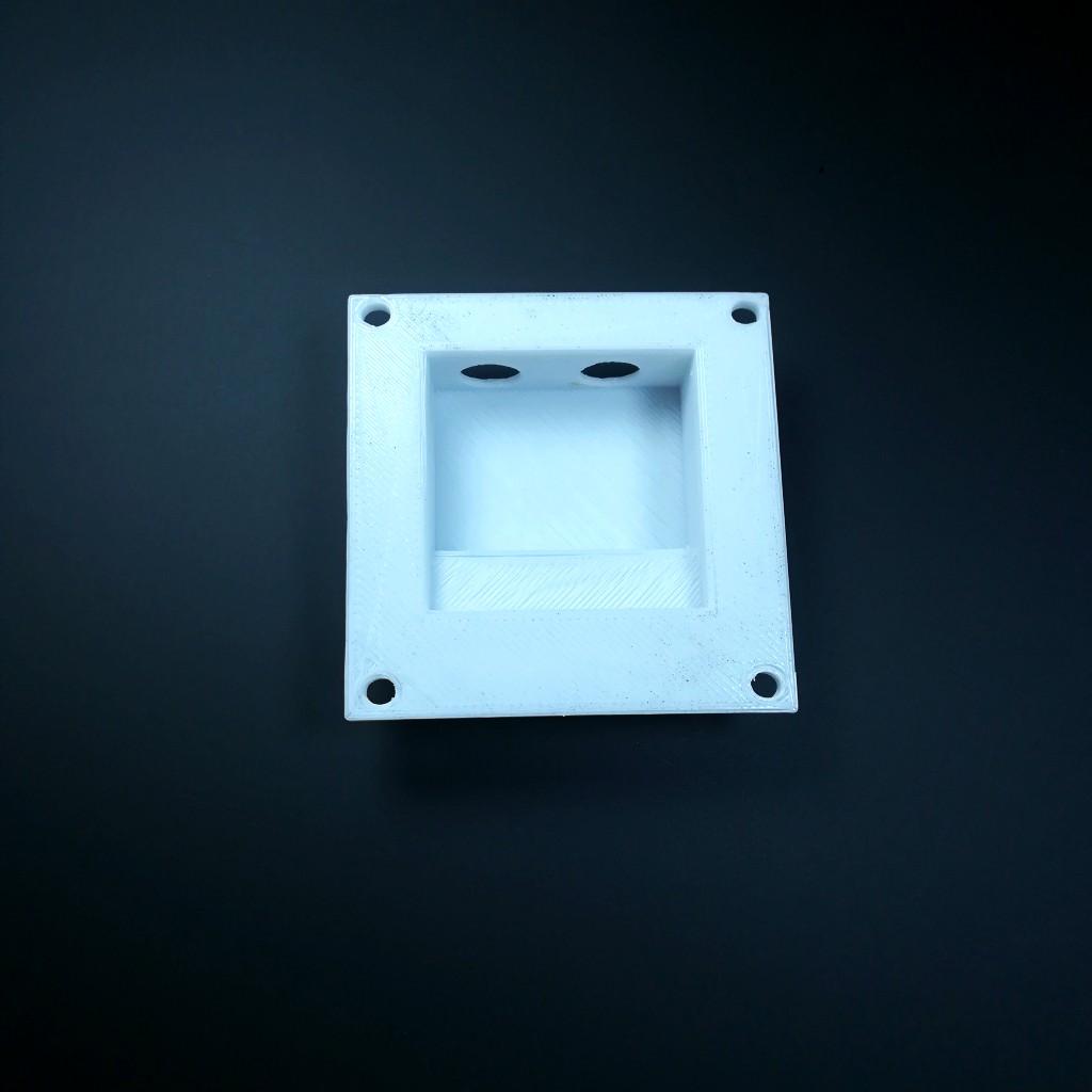 3D Printable Double cable entry housing by Casey McBride