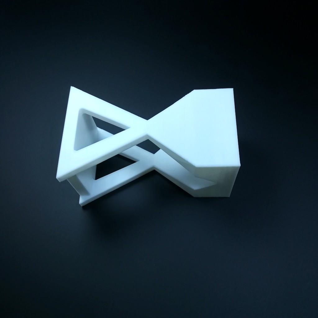 3D Printable Ikea LACK TV stand 5'' foot extender by Mike