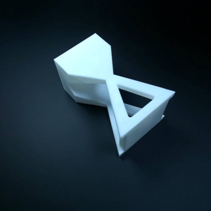 3D Printable Ikea LACK TV stand 5'' foot extender by Mike