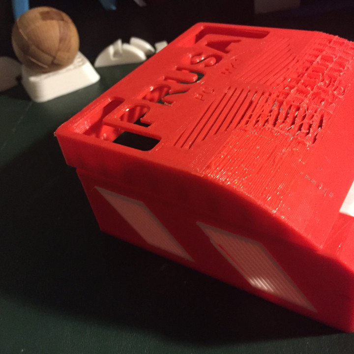 3D Printable Prusa branded printable Mini-ATX Computer case by Bob Morsch