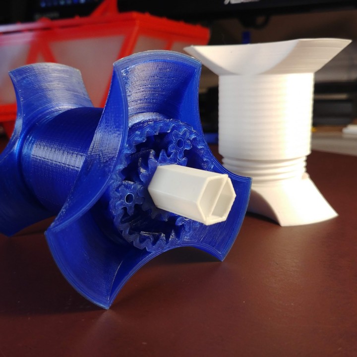 3D Printable Filament Guide and Spool Enclosure by William Dutcher