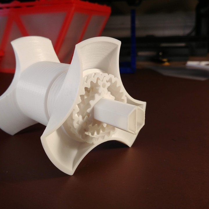 3D Printable Filament Guide and Spool Enclosure by William Dutcher