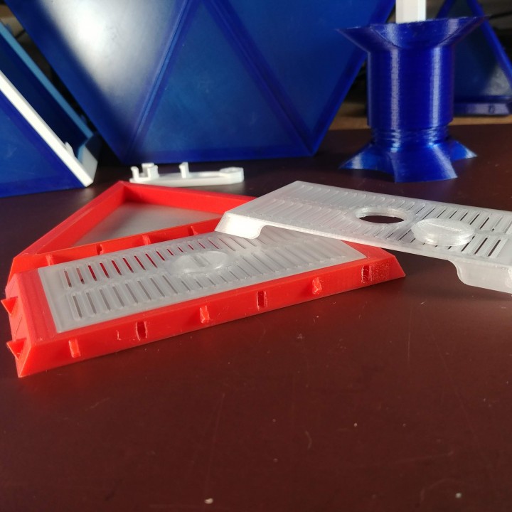 3D Printable Filament Guide and Spool Enclosure by William Dutcher