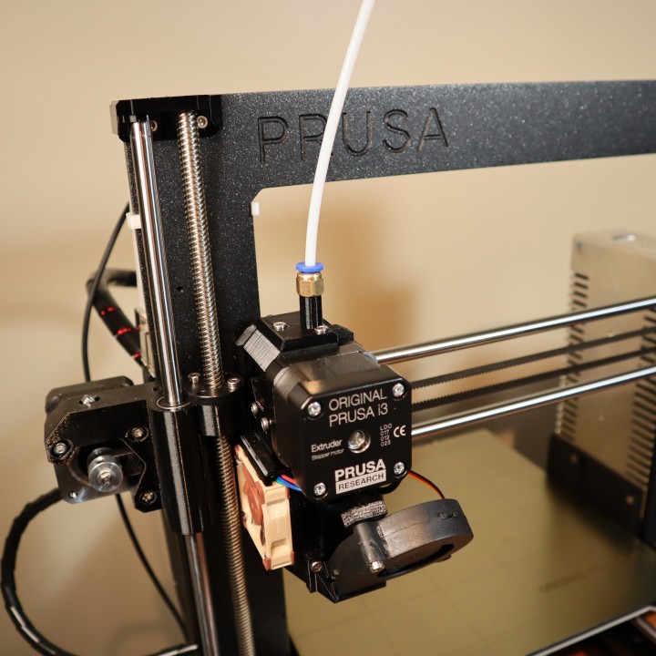 3D Printable Filament Guide and Spool Enclosure by William Dutcher