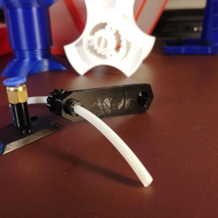 3D Printable Filament Guide and Spool Enclosure by William Dutcher