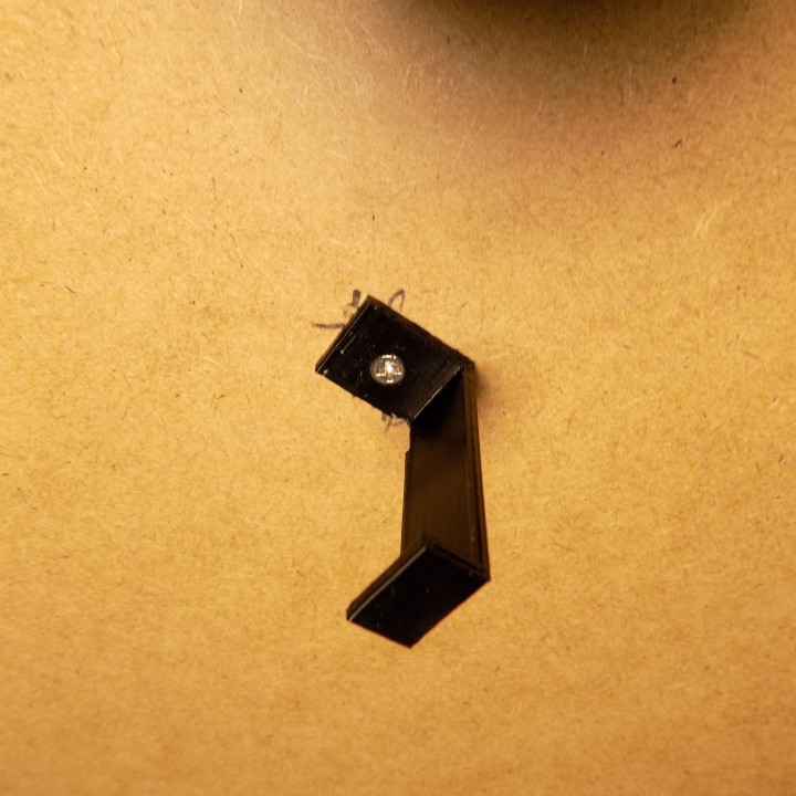 3D Printable Under-Desk Keyboard holder by Llama Lover