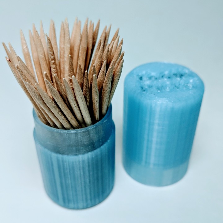 3D Printable Toothpick Holder by William Hayden