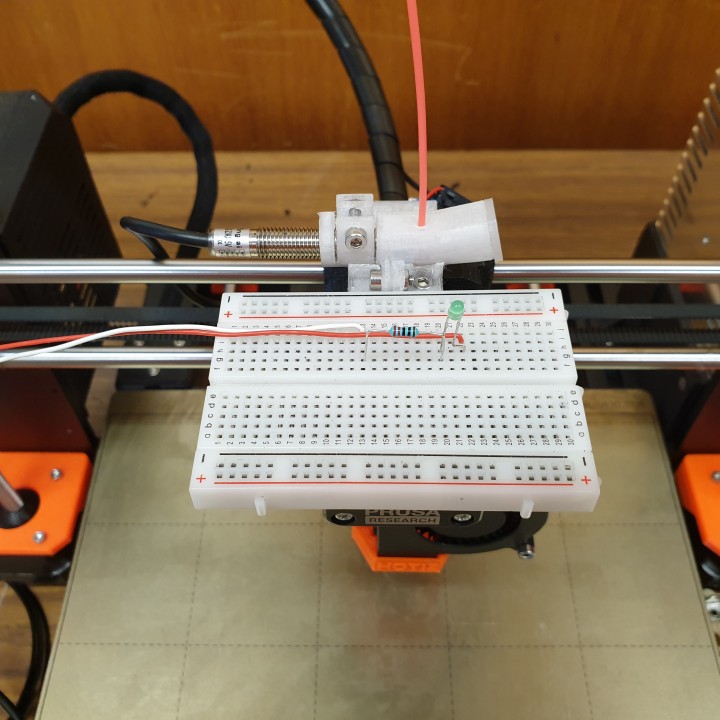 3D Printable Prusa i3 Mk3 Filament Sensor Addon by Brodie Fairhall
