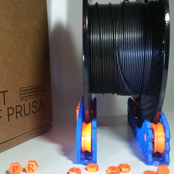 3D Printable THE ULTIMATE PRUSA FILAMENT SPOOL HOLDER CX 0.3 by Roberto ...