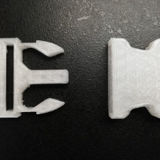 3D Printable Plastic Buckle - Large by Brodie Fairhall