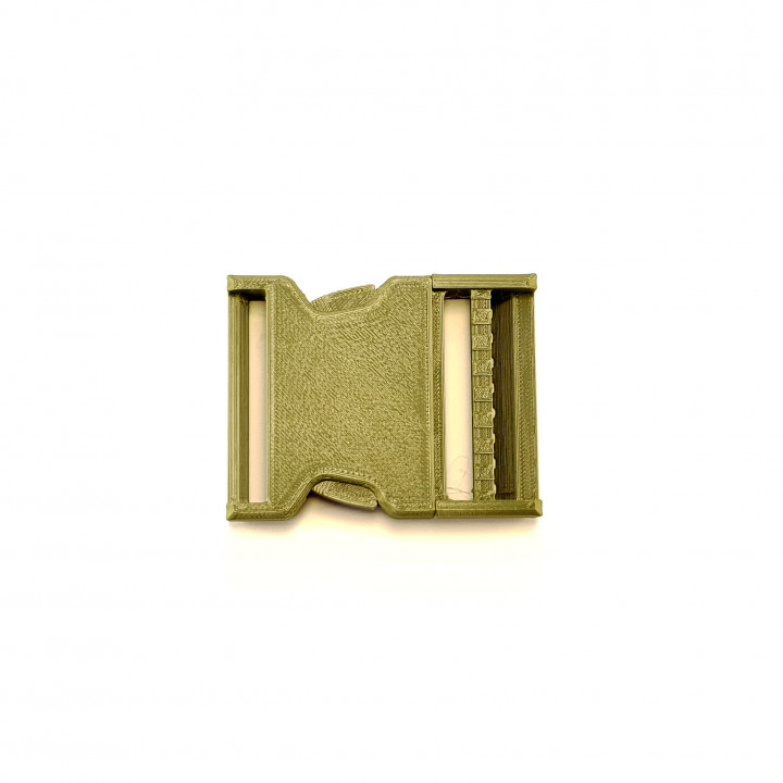3D Printable Plastic Buckle - Large by Brodie Fairhall