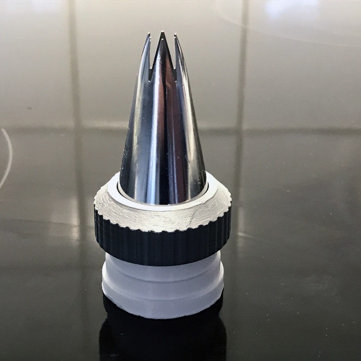 3D Printable WIlton Icing tip coupling by Patrik Rosén