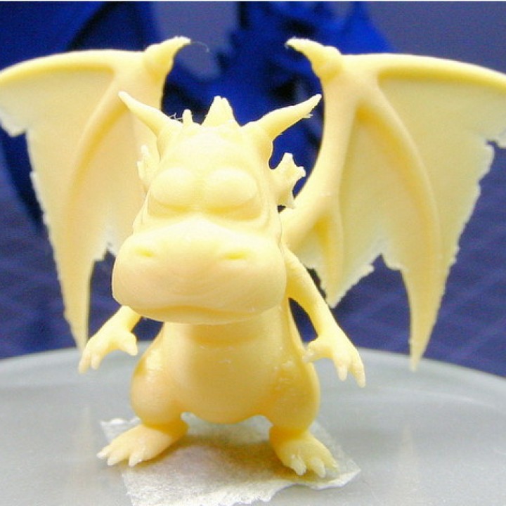 3D Printable Cute dragon by Peter Schuijt