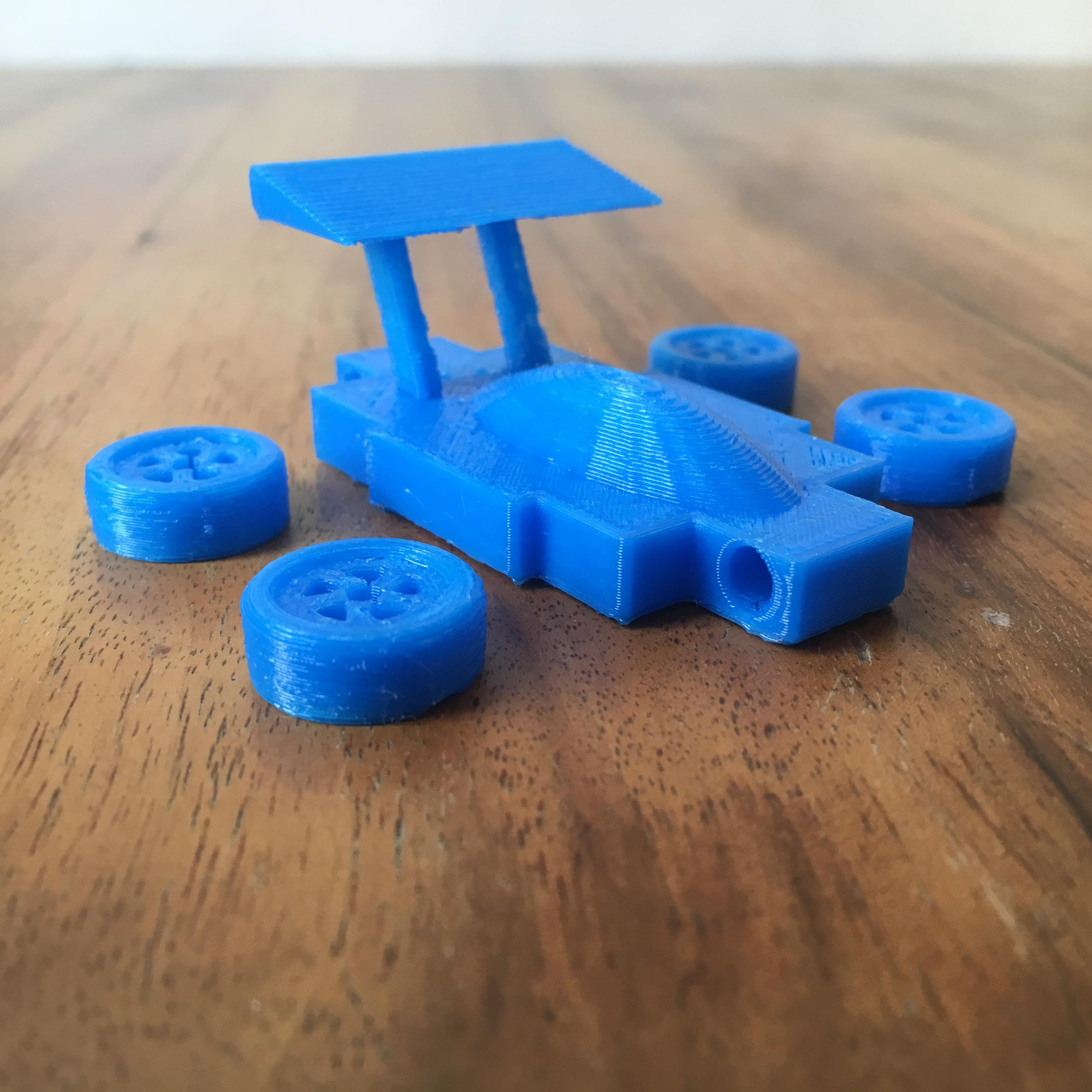 3D Printable race car design by Aidan barnes shane