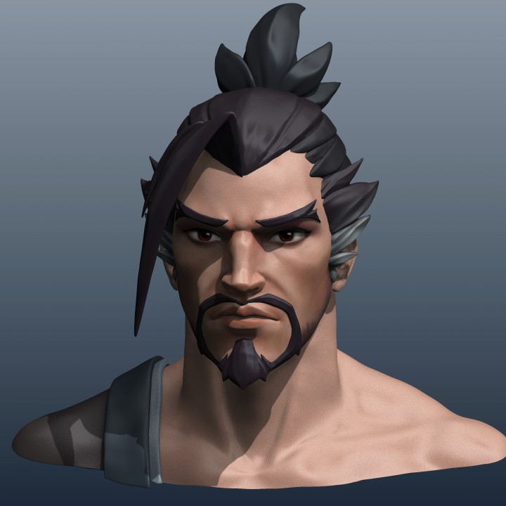 3D Printable Hanzo by Yuriy Polishchuk